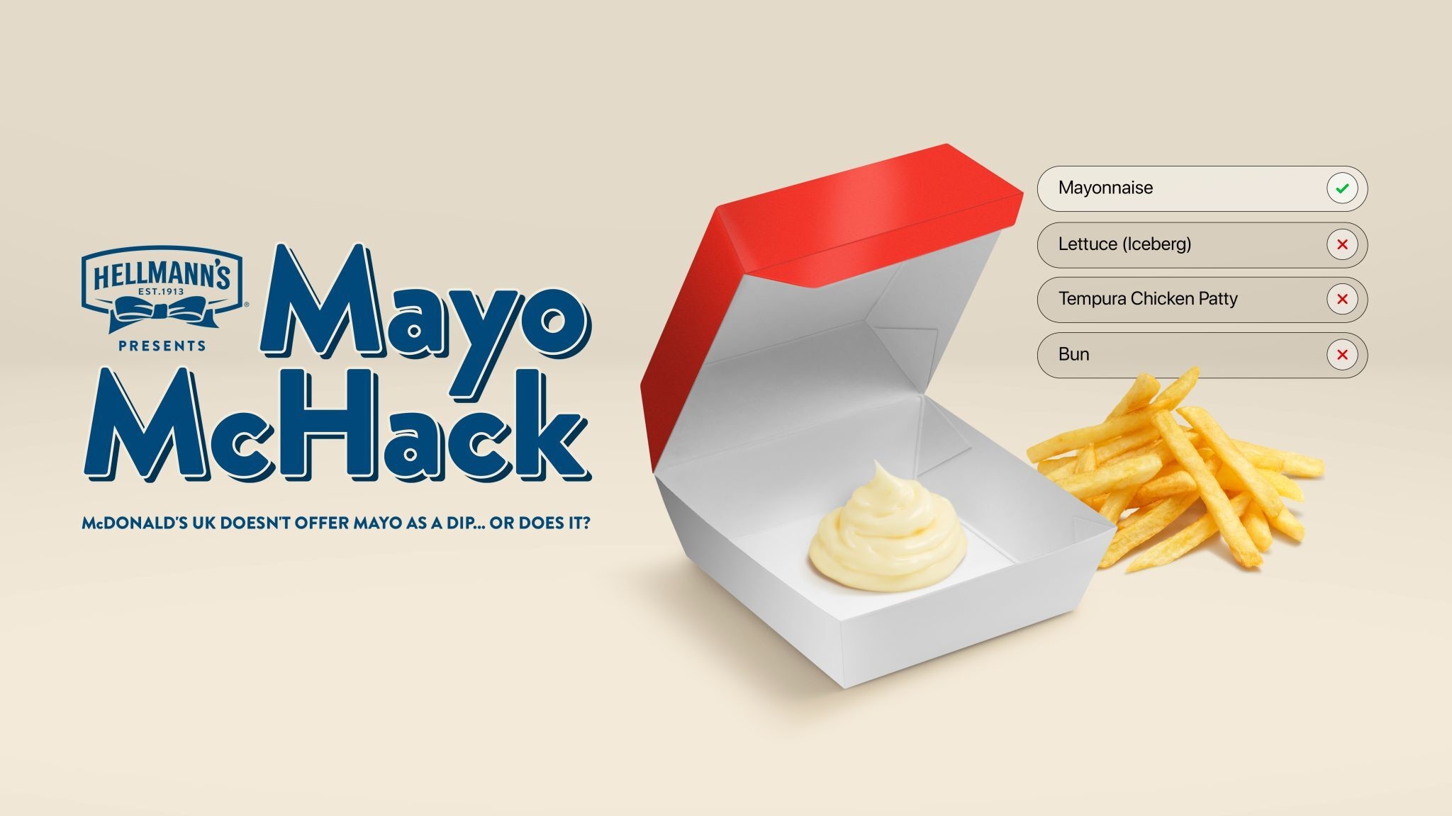 Hellmann’s finds a clever way for UK McDonald’s customers to finally ...