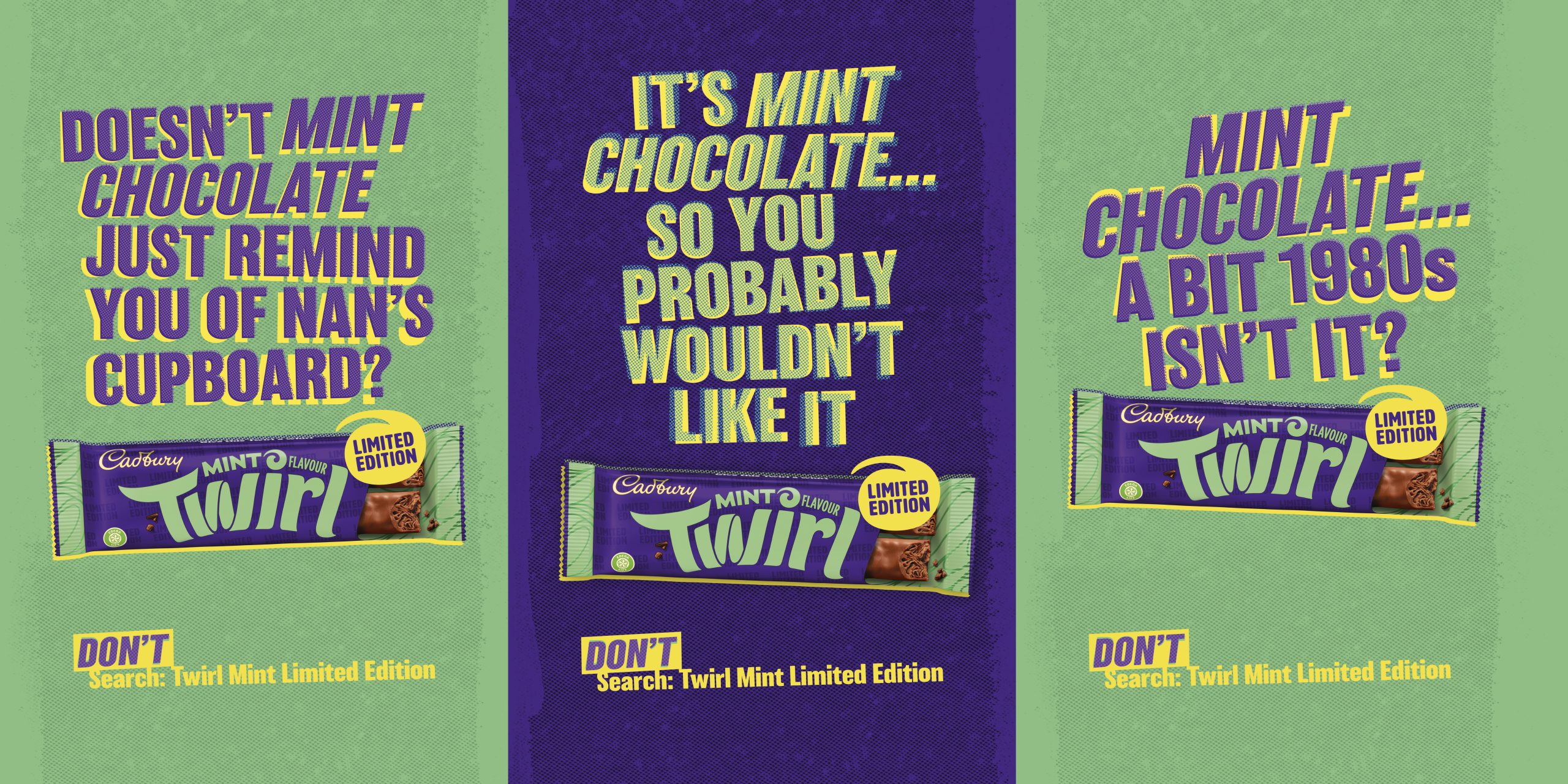 Cadbury introduces new Limited Edition Twirl Mint in cheeky un ...