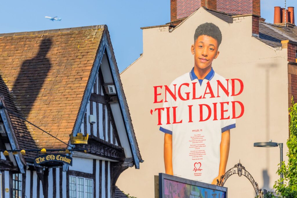 BHF murals honour young football lives lost to heart disease ...